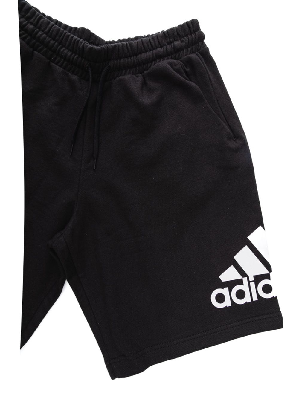 Bermuda Adidas Essentials Masculina Big Logo French Terry Ic9401 Preto ...