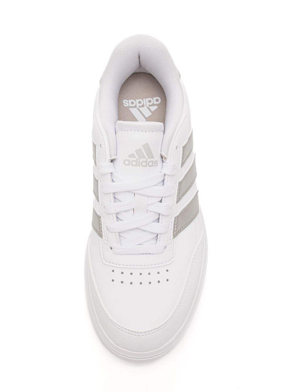 Tênis Adulto Feminino Casual Adidas Courtblock If6465 Branco - pittol