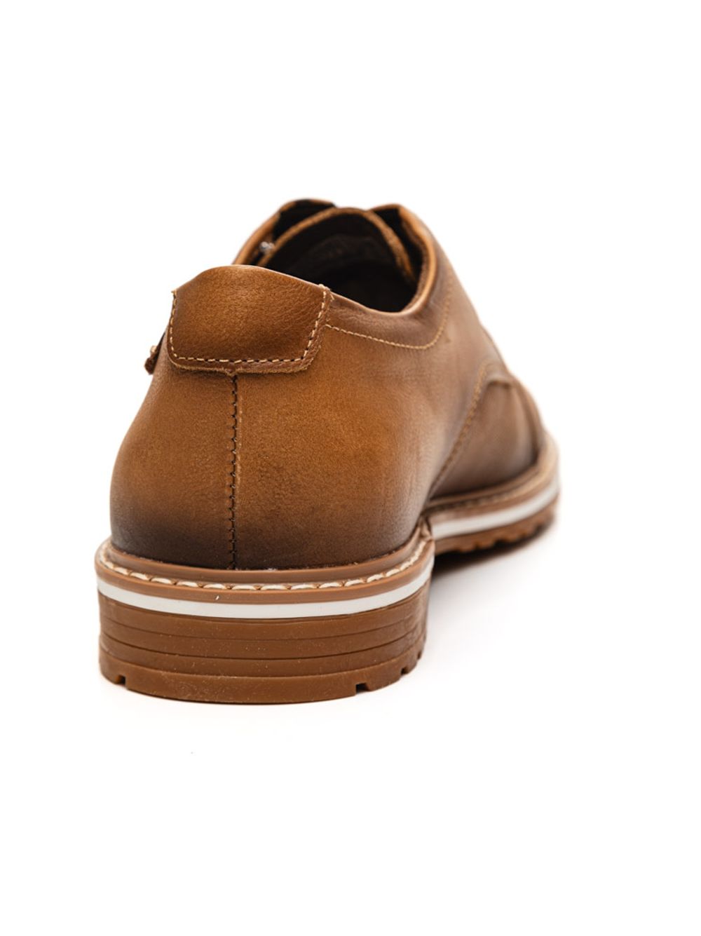 Sapato Casual Pegada Masculino Em Couro Chicago 126206-03 Caramelo - pittol