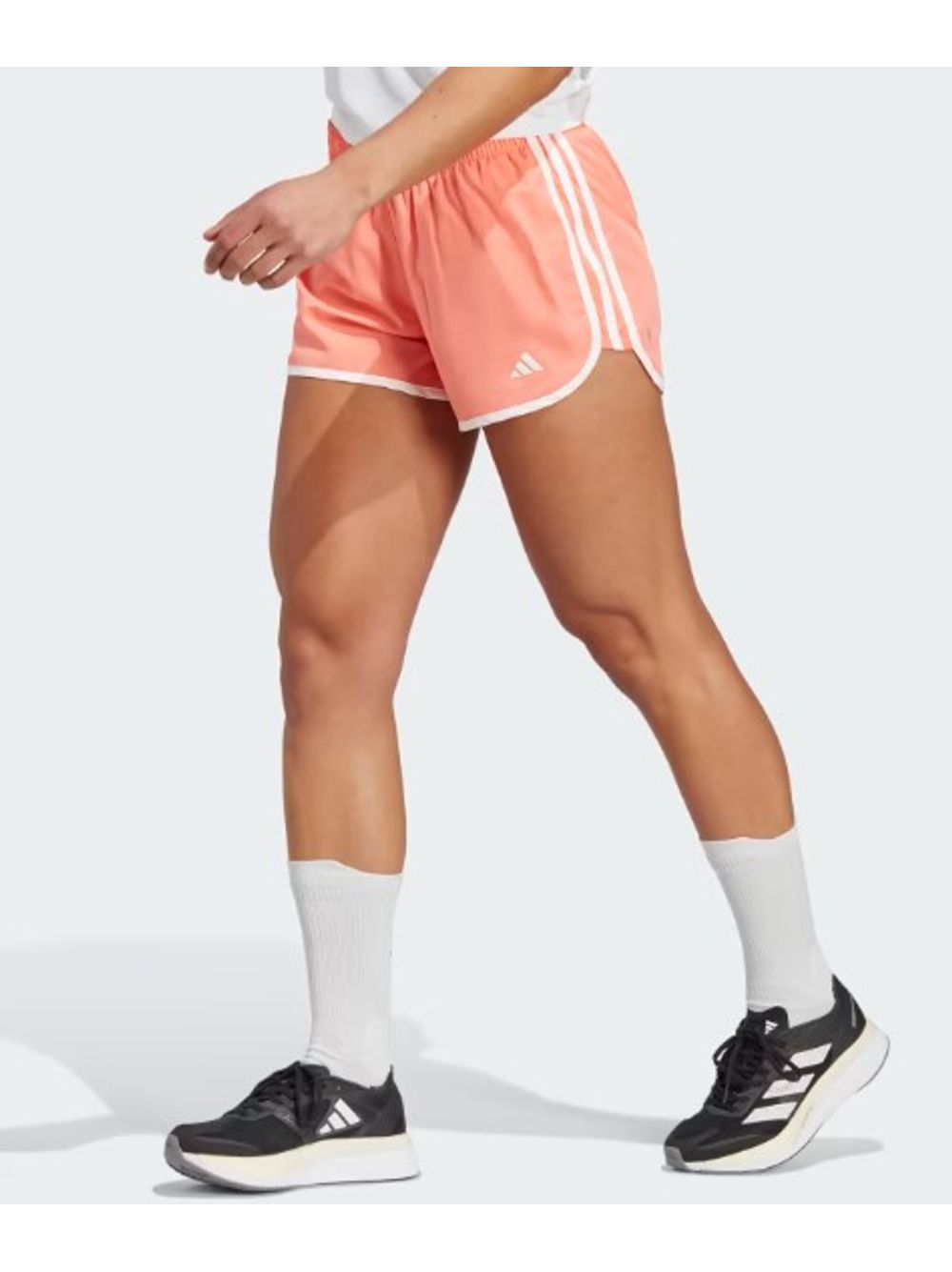 Shorts Adidas Esportivo Feminino Run It Hy5430 Laranja - pittol
